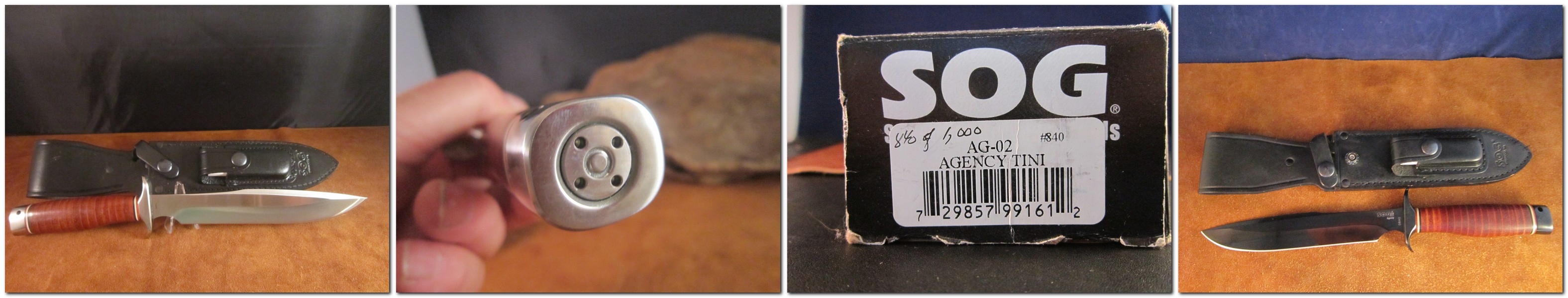 SOG Agency Knives AG-01 and AG-02 - Fitzwillies